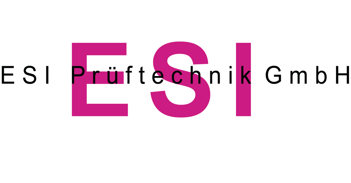 Webshop – ESI Prüftechnik GmbH